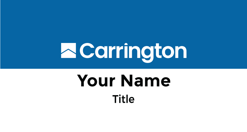 Carrington Mortgage Services, LLC Name Badges for Realtors and the Real ...