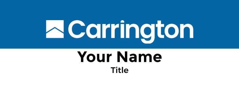 Carrington Mortgage Services, LLC Name Badges for Realtors and the Real ...