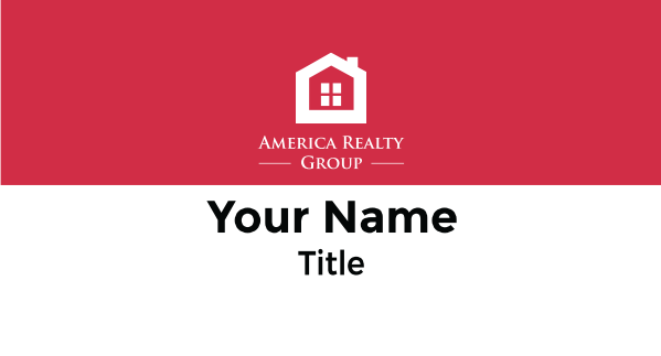 America Realty Group Name Badges for Realtors and the Real Estate ...