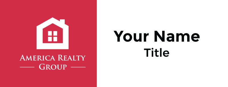 America Realty Group Name Badges for Realtors and the Real Estate ...