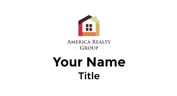 America Realty Group Name Badges for Realtors and the Real Estate ...