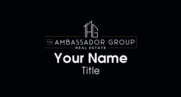 The Ambassador Group Real Estate Name Badges for Realtors and the Real ...