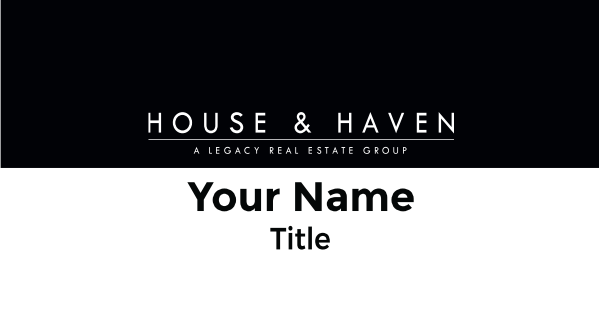 House & Haven Name Badges for Realtors and the Real Estate Business ...