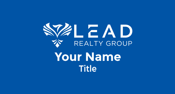 LEAD Realty Group, Business Cards, Car Magnets, Name Badges, Note Cards ...