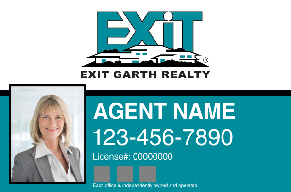 EXIT Garth Realty, Business Cards, Car Magnets, Name Badges, Note Cards ...