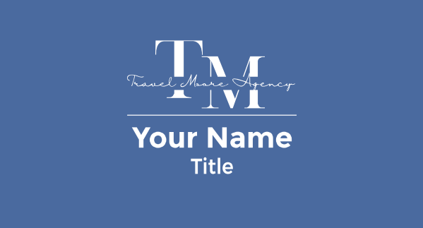 Travel Moore Agency, Business Cards, Car Magnets, Name Badges, Note ...