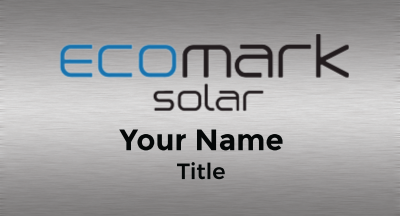 Ecomark Solar Name Badges for Realtors and the Real Estate Business ...